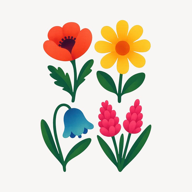 Vector+flower Spring Images | Free Photos, PNG Stickers, Wallpapers & Backgrounds - rawpixel