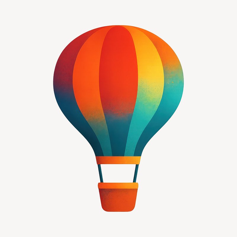 PNG Vintage Hot Air Balloons Style Images | Free Photos, PNG Stickers ...