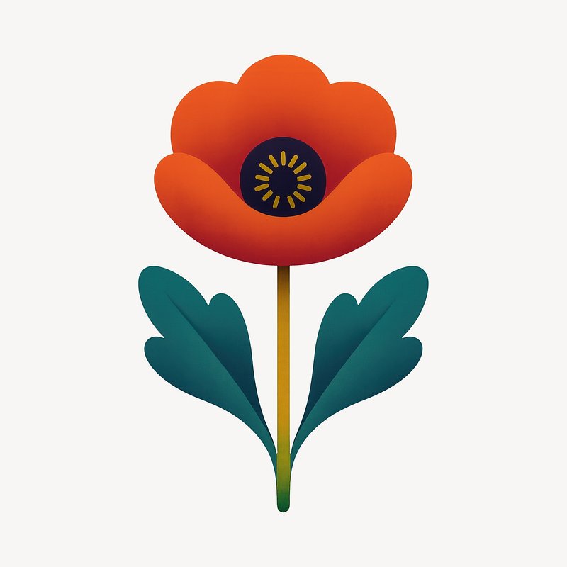 Flower Vector Line PNG Images | Free Photos, PNG Stickers, Wallpapers ...