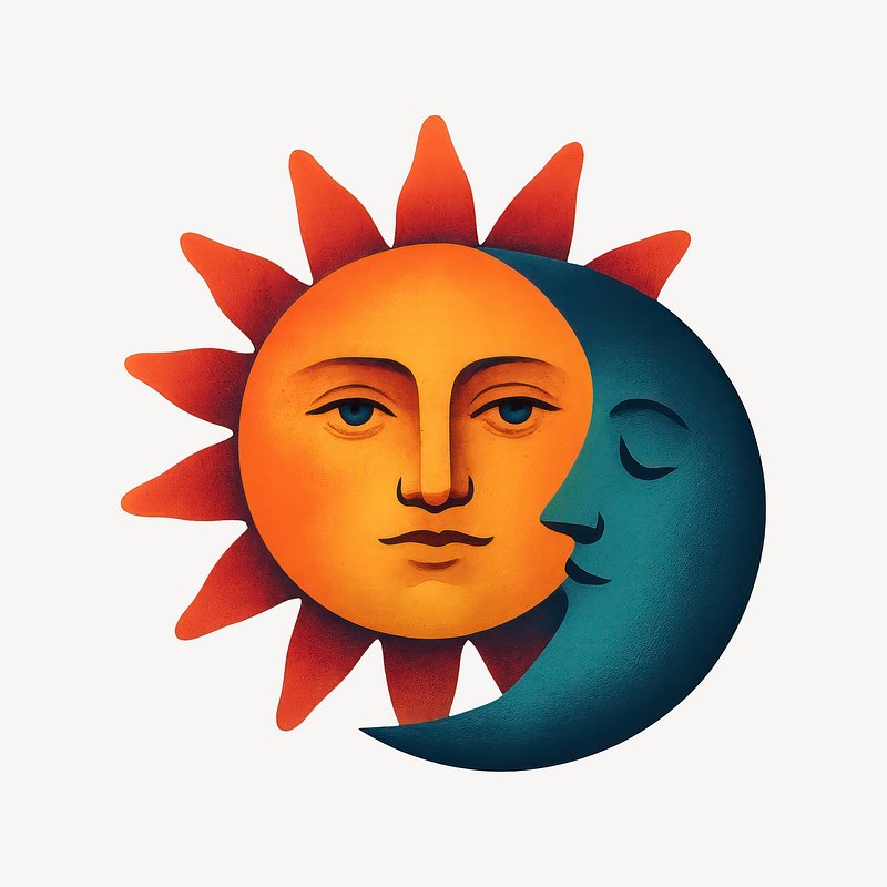 Sun+and+moon+drawing Background Images | Free Photos, PNG Stickers ...