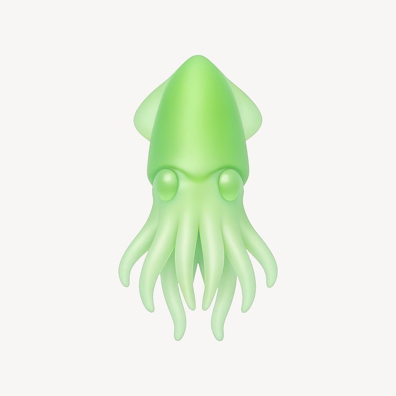 Squid+illustration Art Images | Free Photos, PNG Stickers, Wallpapers ...