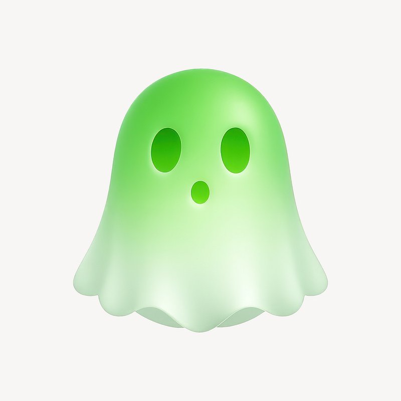 Ghost Floating Design Gradient PNG Images | Free Photos, PNG Stickers ...