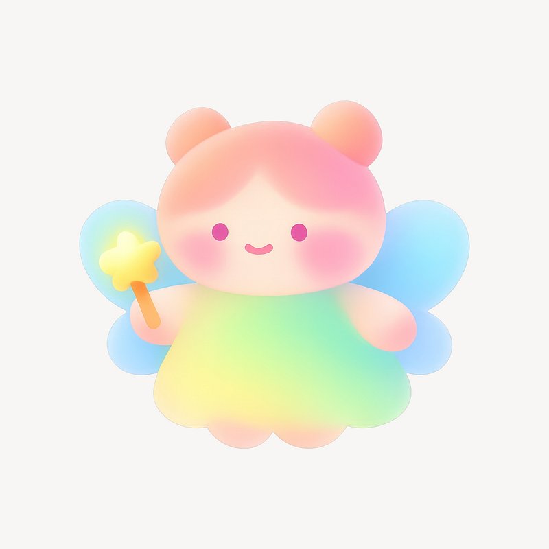 Aesthetic Fairy PNG Texture Style Gradients Images | Free Photos, PNG ...