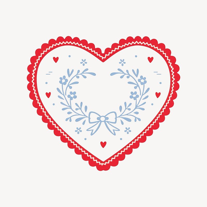 Blue Background Heart Frame Images | Free Photos, PNG Stickers ...