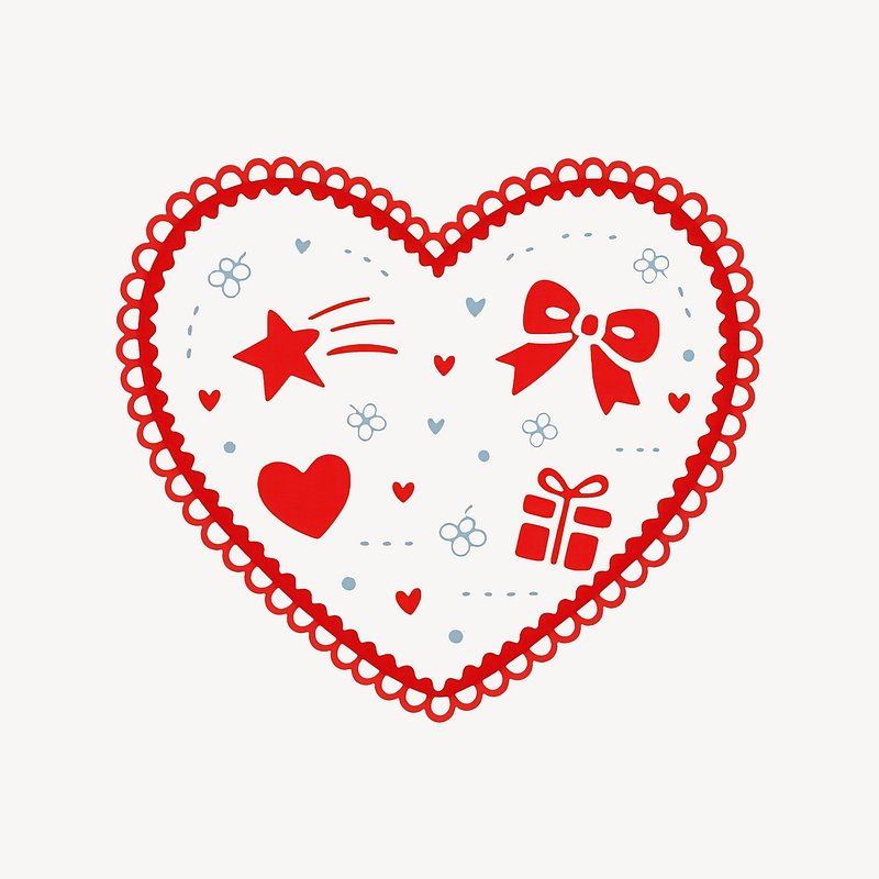 Vintage Gift Aesthetic Space Heart Border Images | Free Photos, PNG ...