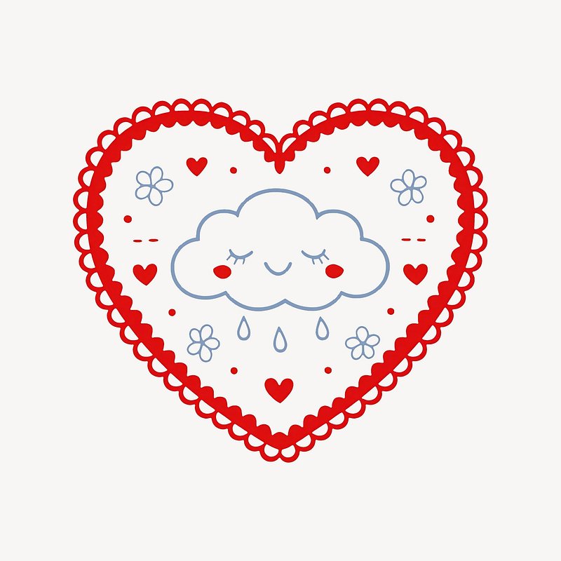 Cartoon Cloud Outline Transparent Cute Images | Free Photos, PNG ...