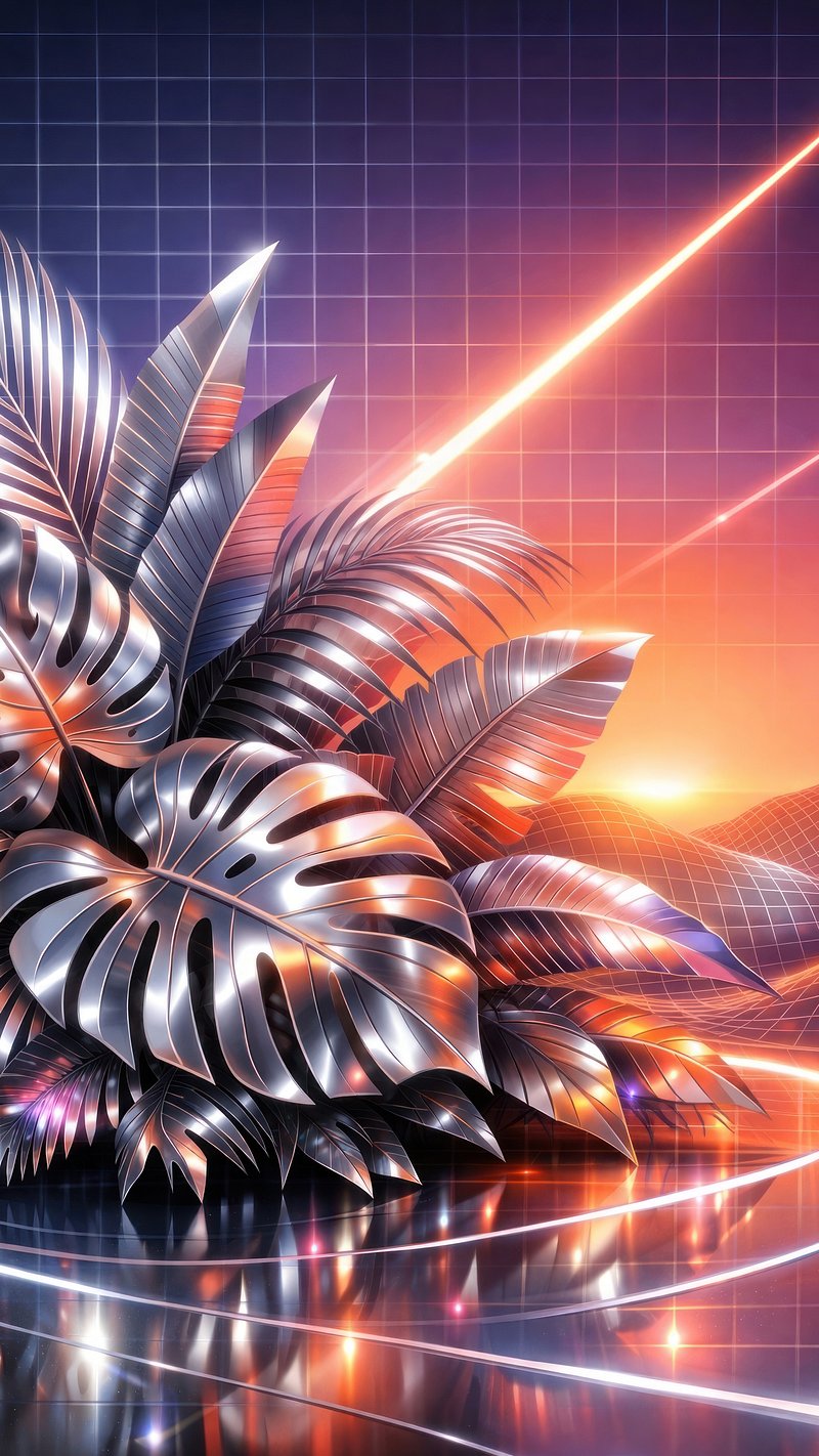 Pattern Background Tropical Aesthetic Wallpaper Images | Free Photos ...