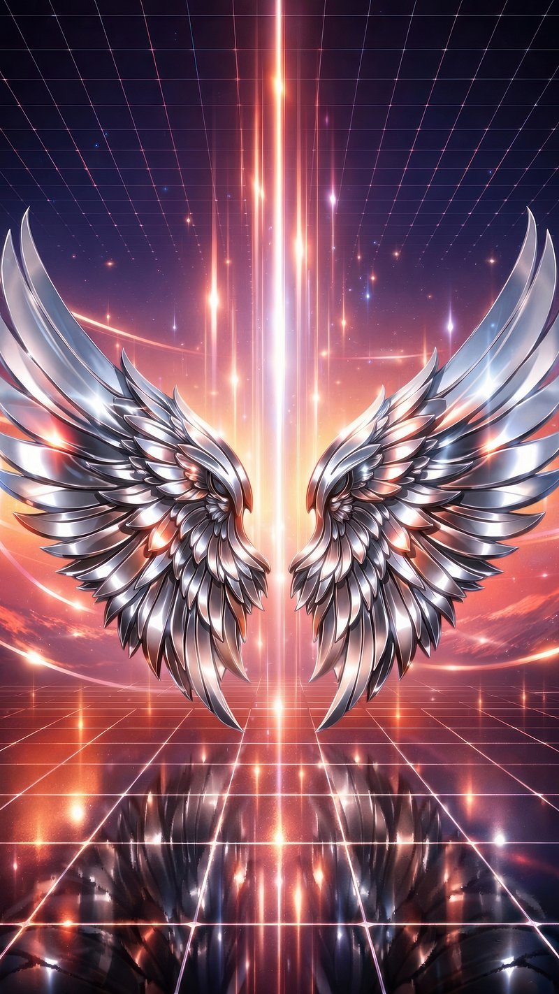 Silver+wings Wallpaper Gradient JPG Design Images | Free Photos, PNG ...
