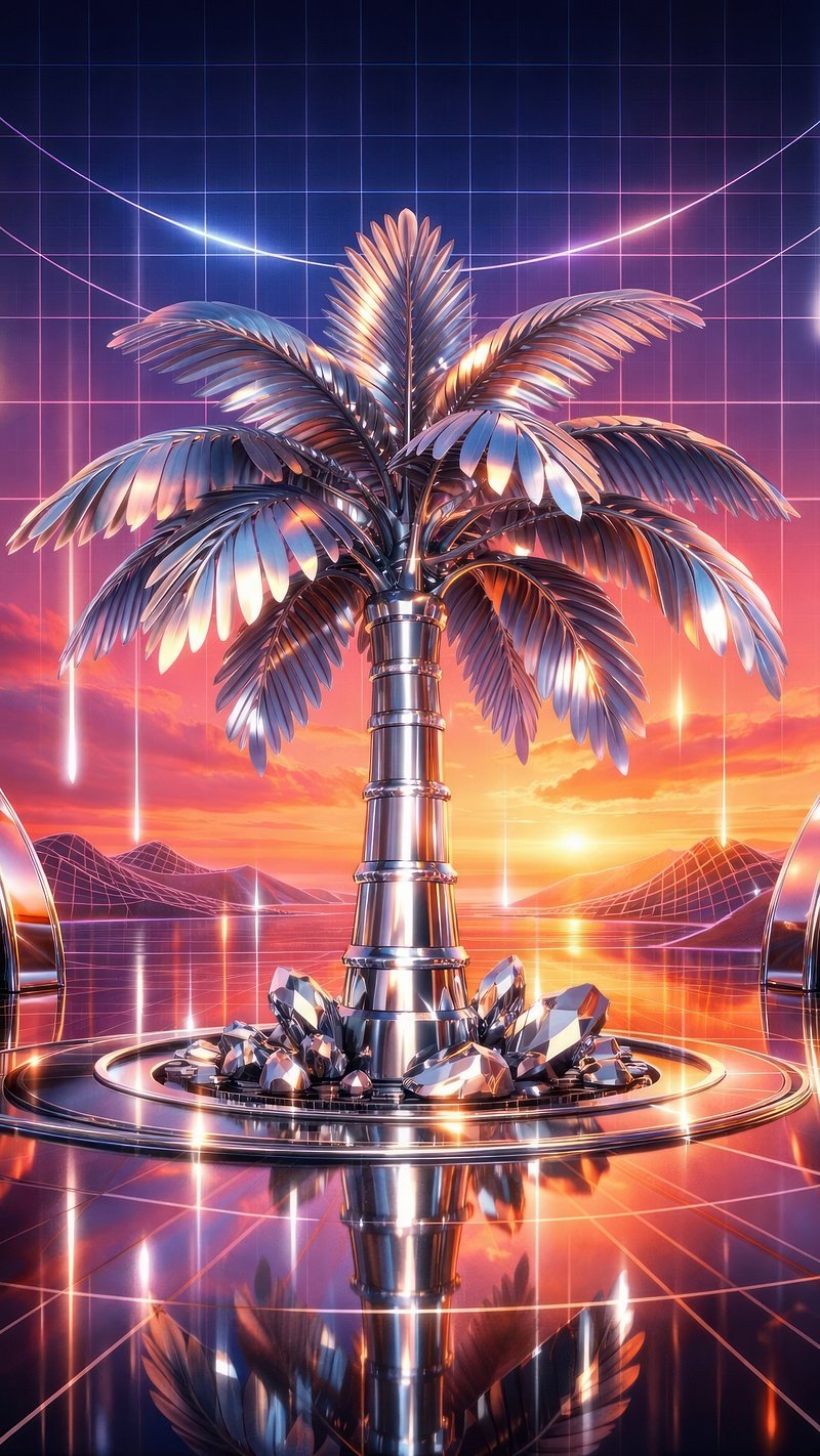 Pattern Background Tropical Aesthetic Wallpaper Images | Free Photos ...