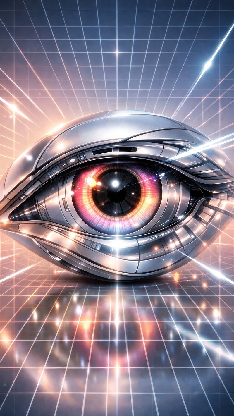 Eye Technology Background Aesthetic Neon Images | Free Photos, PNG ...