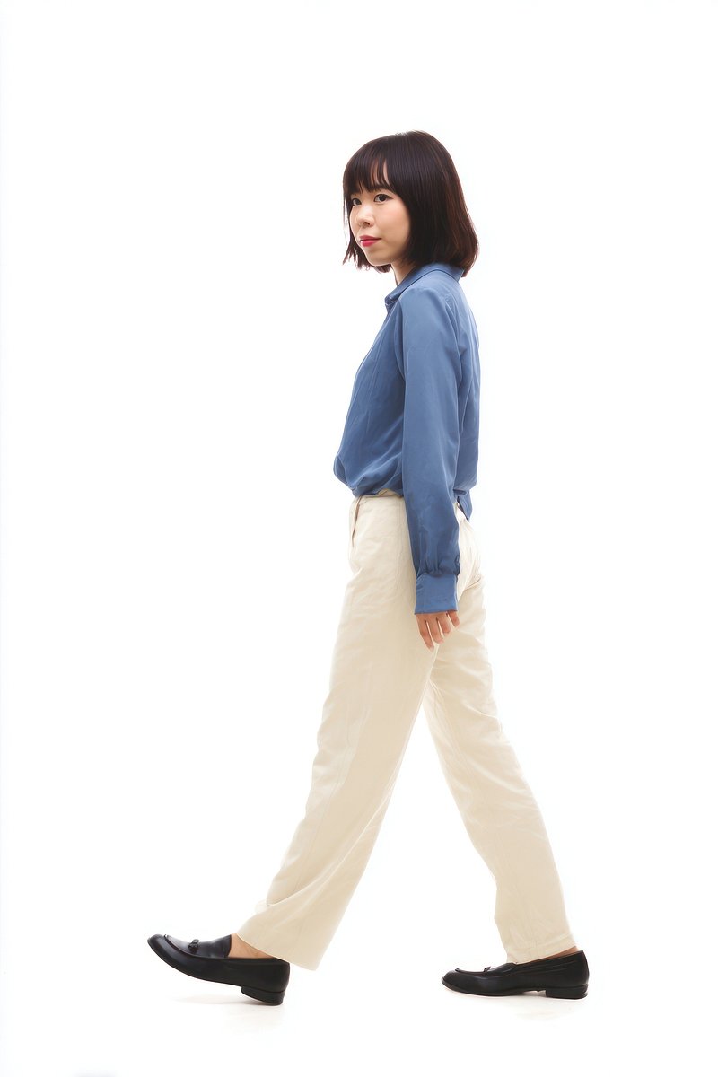 Woman+side White Blue Background Black Images | Free Photos, PNG ...