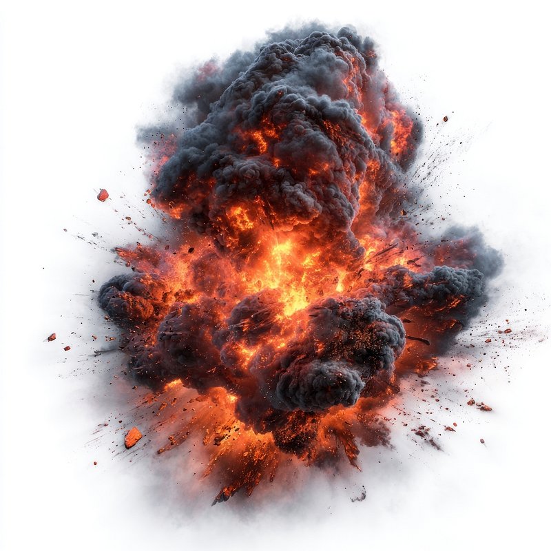Explosion Impact Energy Photo Isolated Smoke Images | Free Photos, PNG ...
