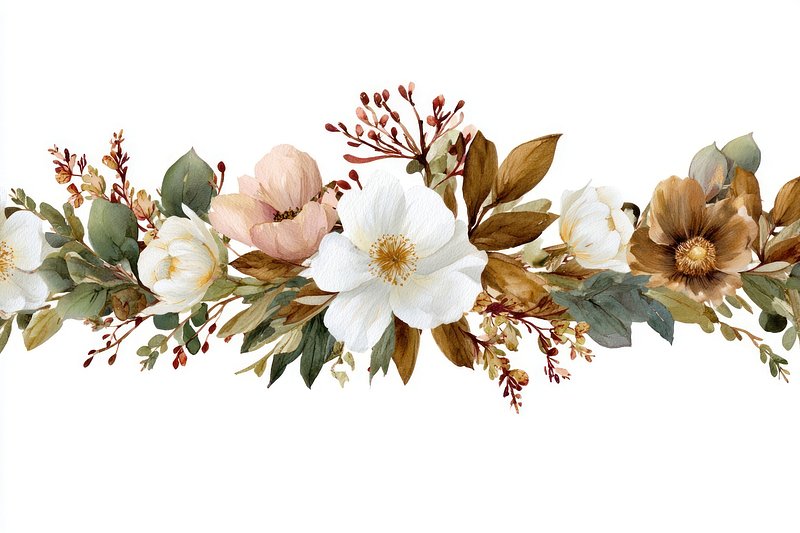 Autumn Flowers Illustration Nature Images | Free Photos, PNG Stickers ...