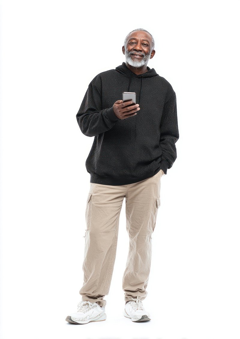 Senior Using Technology Photo Smiling Images | Free Photos, PNG ...