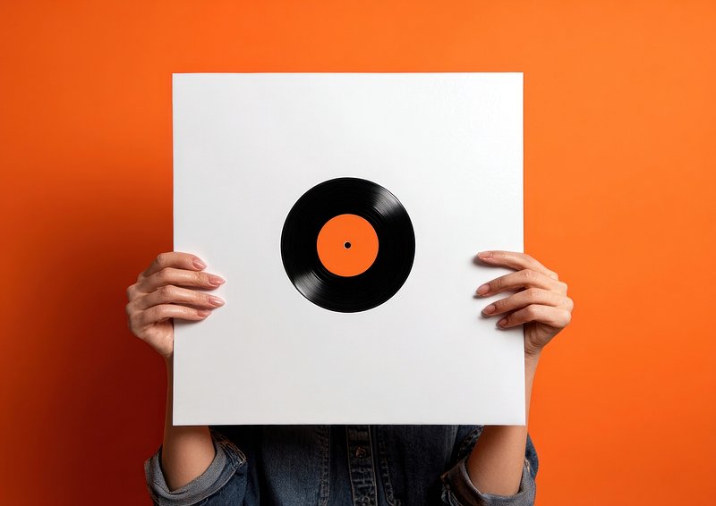 Vinyl Record Cover Mockup JPEG Background Images | Free Photos, PNG ...