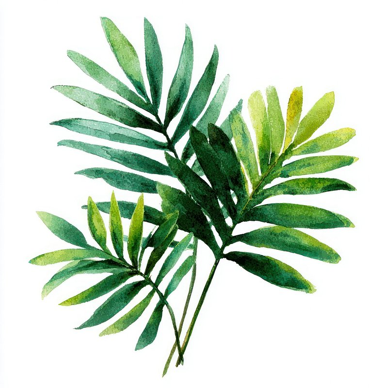 Tropical Branches Watercolor Images | Free Photos, PNG Stickers ...