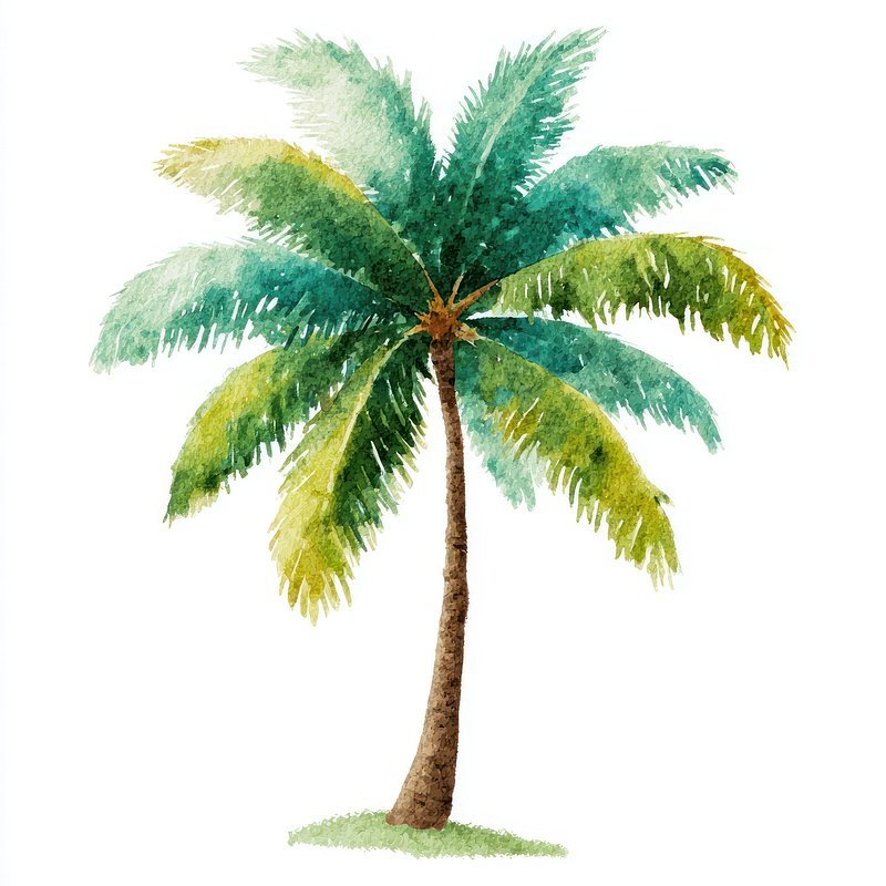 Cute Watercolor Trees JPG Images | Free Photos, PNG Stickers ...