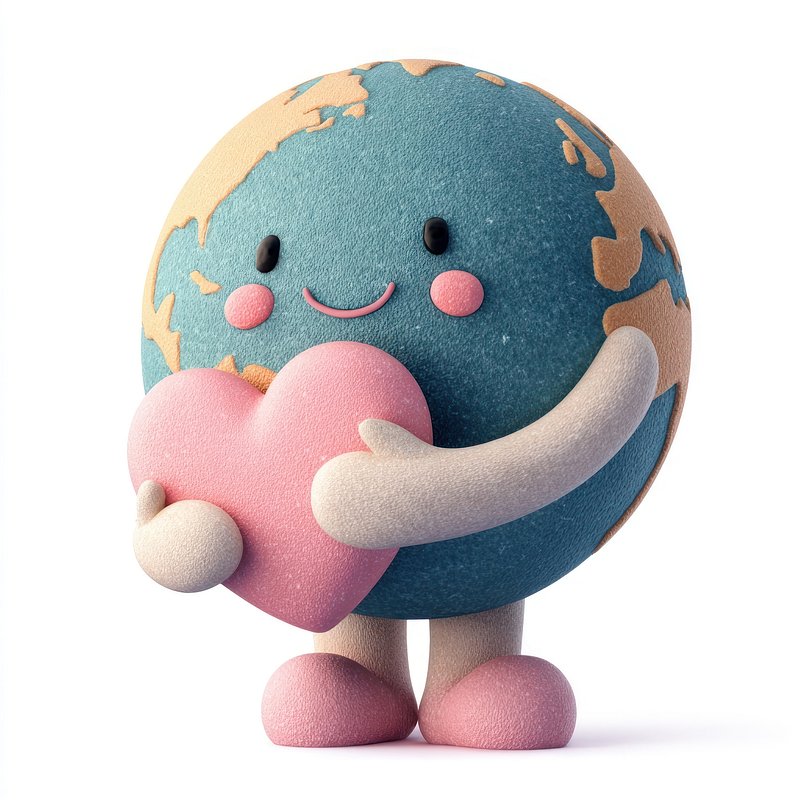 Earth+cute Cartoon Images | Free Photos, PNG Stickers, Wallpapers ...