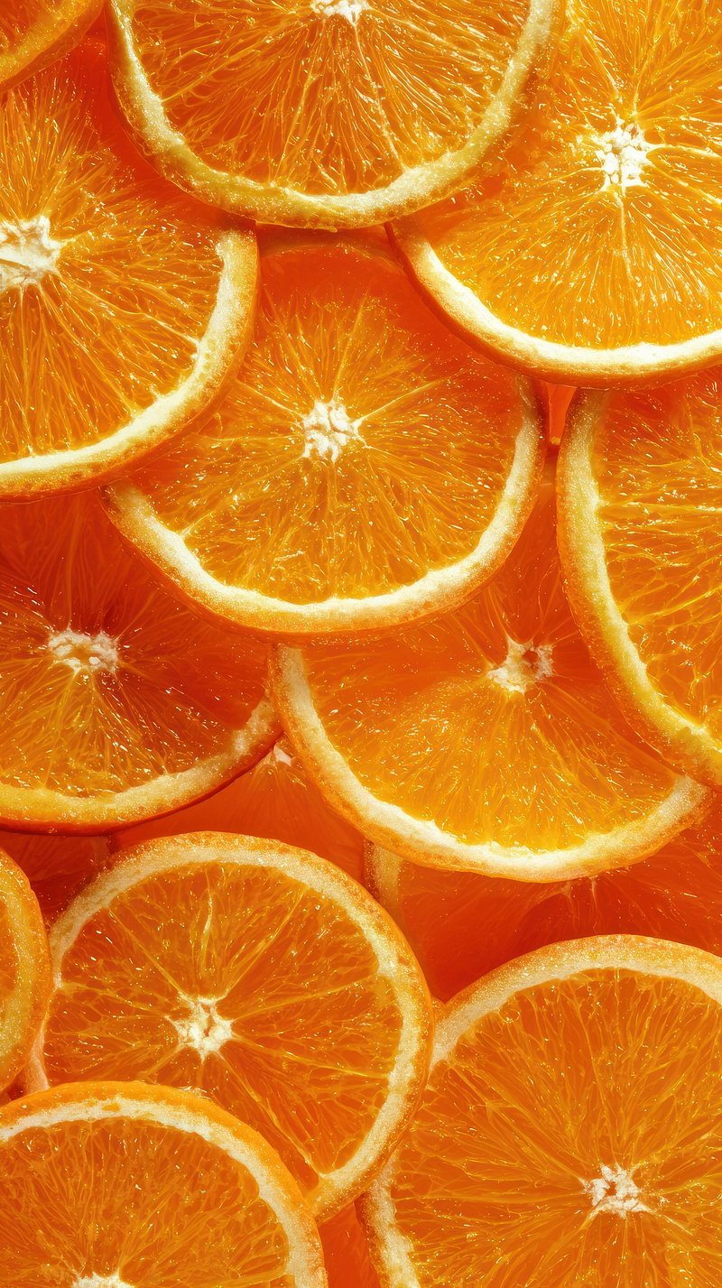 Fresh Orange Wallpaper Leaves Frame Images | Free Photos, PNG Stickers ...