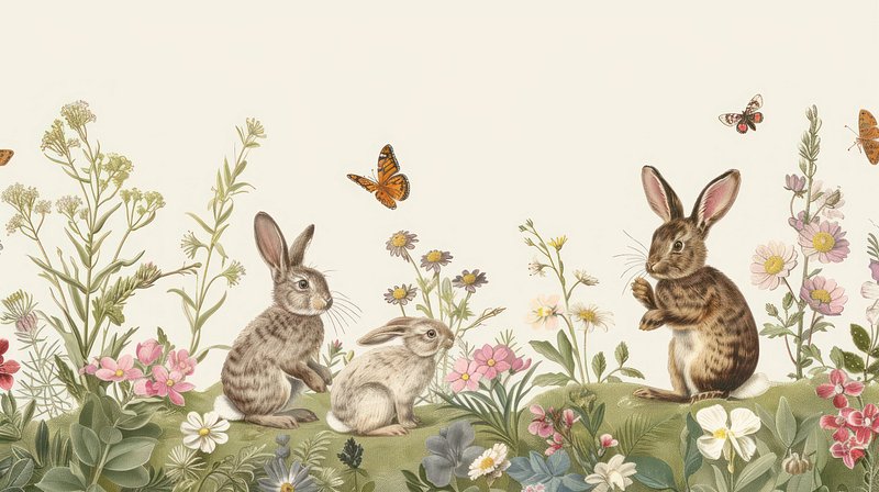 Vintage+botanical+wallpaper Border Images | Free Photos, PNG Stickers ...