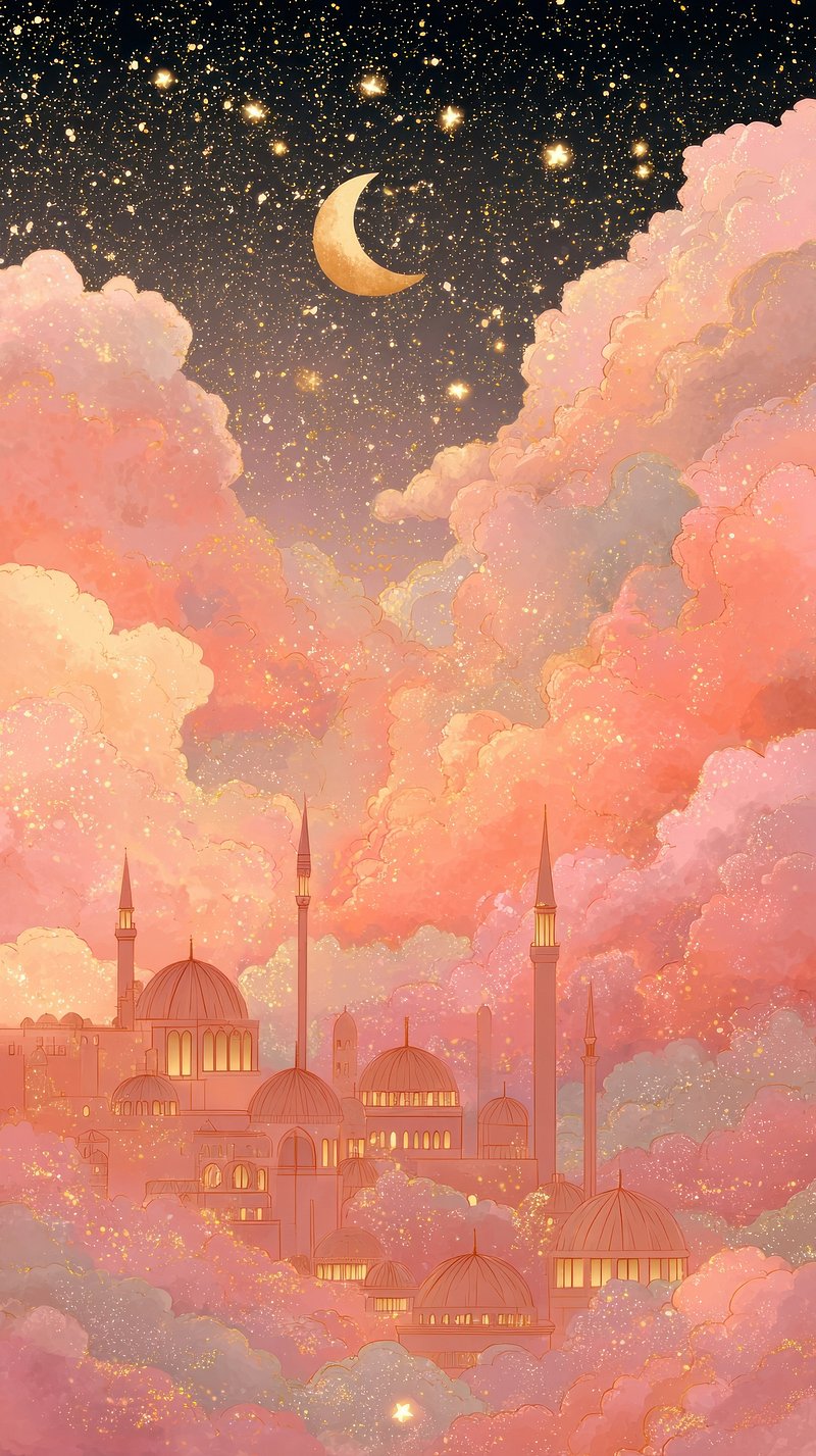 Moon Pink Wallpaper Sky Images | Free Photos, PNG Stickers, Wallpapers ...