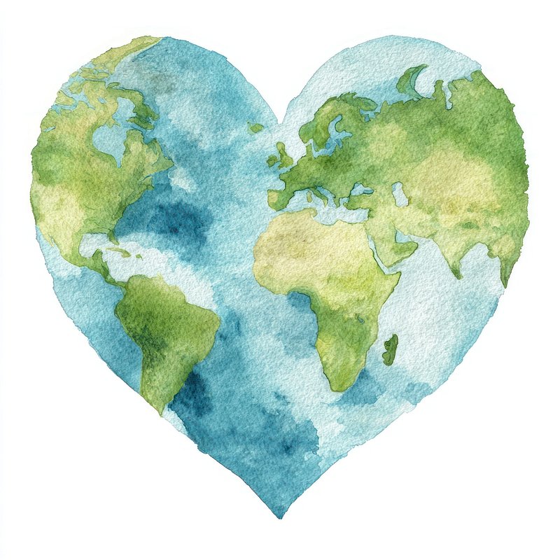 Paper Planets Texture Earth Heart Images | Download Free Design ...