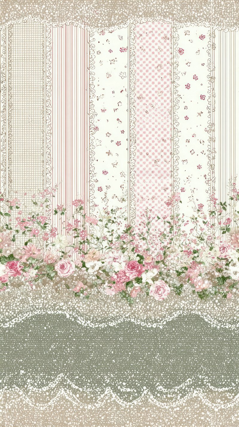 Flower+tiles+design Background Vintage Cute Images | Free Photos, PNG ...
