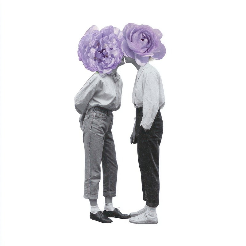 Flower Couple Art Design Images | Free Photos, PNG Stickers, Wallpapers ...