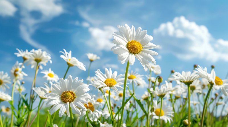 Daisy Field Spring Landscape Flowers Images | Free Photos, PNG Stickers ...