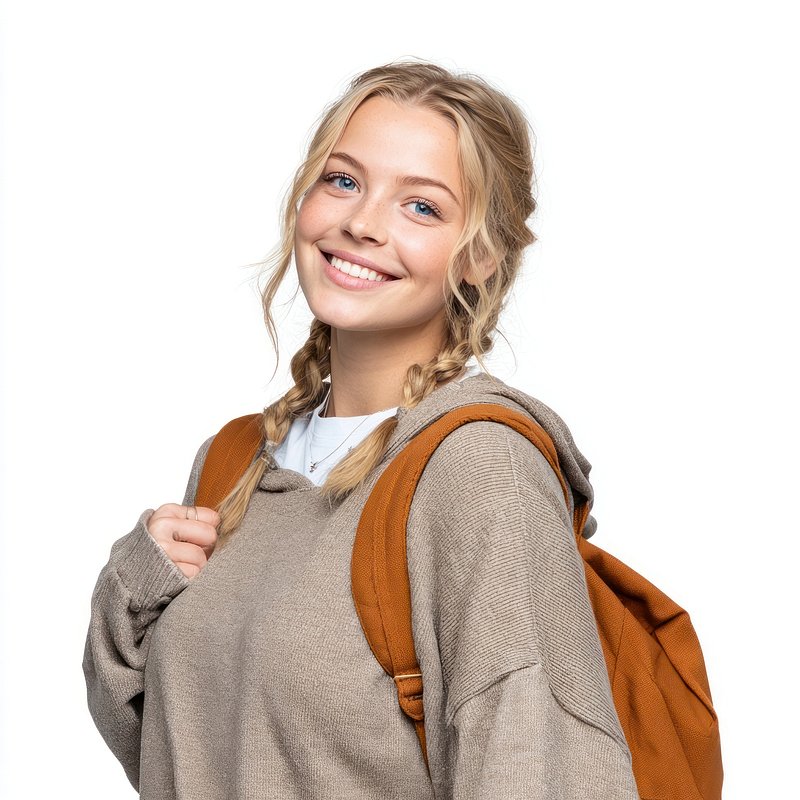 School Teenagers With Backpack Teen Student Images | Free Photos, PNG ...