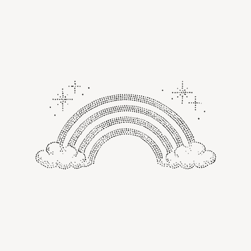 Rainbow Cloud Design Colorful Images | Free Photos, PNG Stickers ...