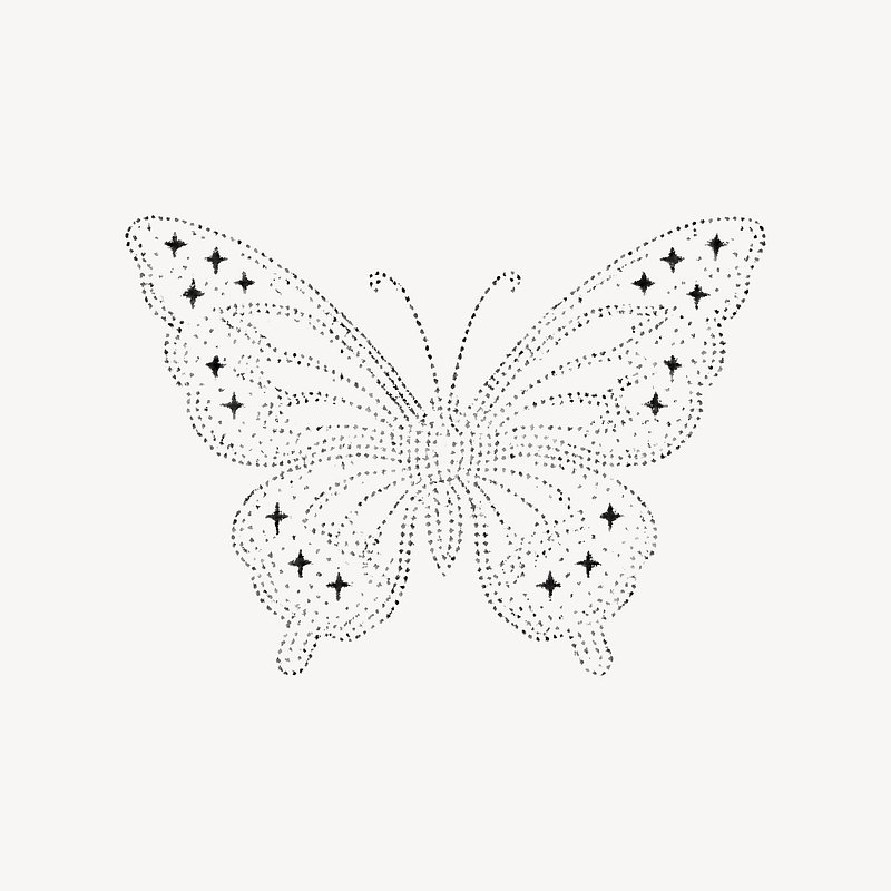 Butterfly Design Vintage Shadow Art Images | Download Free Design ...