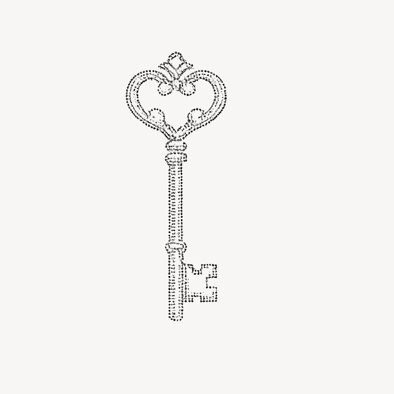Vintage Key PNG Transparent Shadow Style Images | Free Photos, PNG ...