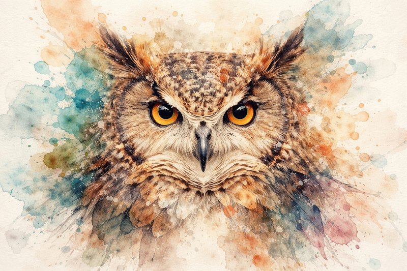 Owl+image Art Wallpaper Nature Images | Free Photos, PNG Stickers ...
