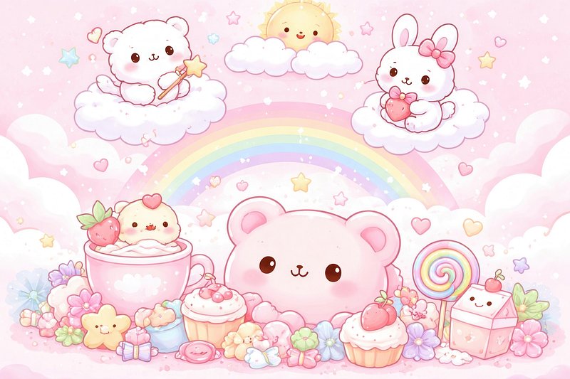 Lollipop Wallpaper Illustration Images | Free Photos, PNG Stickers ...