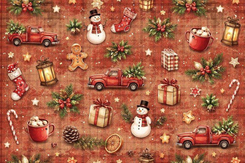 Plaid Gift Background Pattern Holiday Christmas Images | Free Photos ...
