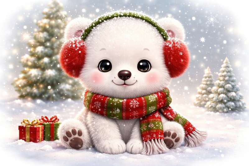 Bear Box Background Gift Christmas Wallpaper Images | Free Photos, PNG ...