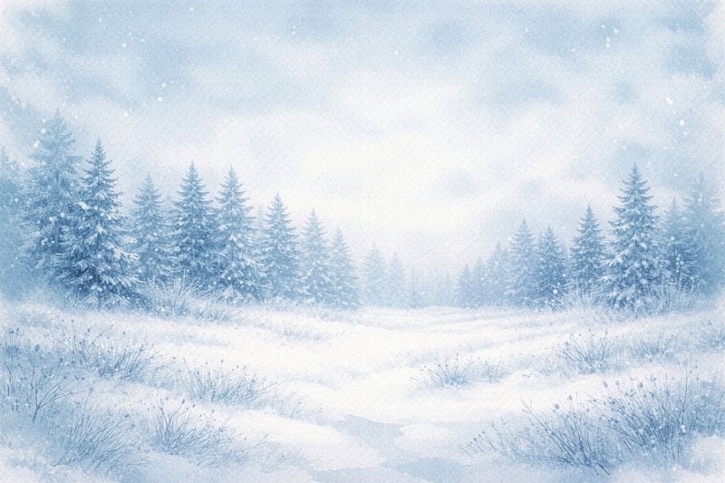 Winter Forest Watercolor JPEG Wallpaper Christmas Images | Free Photos ...