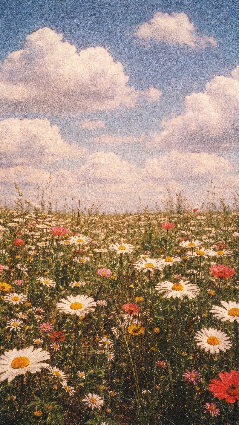 Daisy Field Spring Landscape Scenery Images | Free Photos, PNG Stickers ...