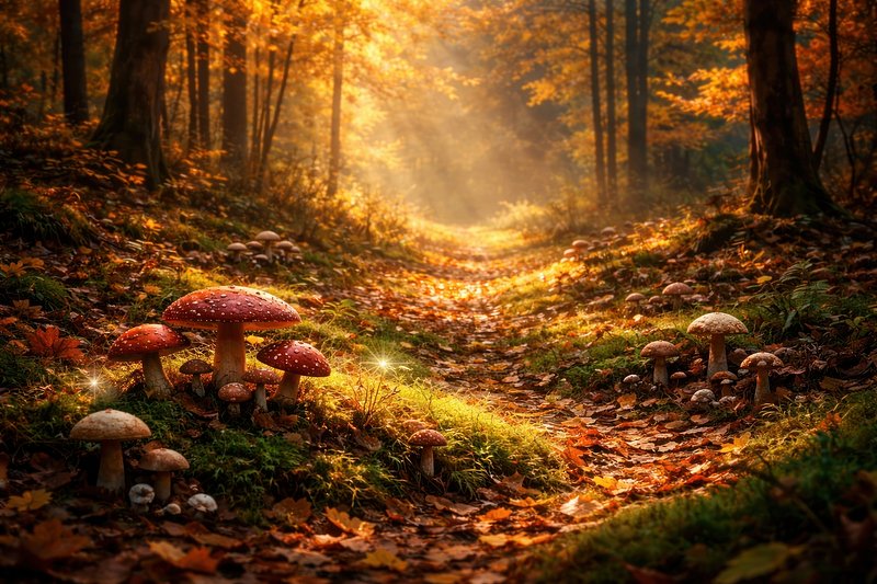 Sunlight Tree Golden Forest Leaves Images | Free Photos, PNG Stickers ...