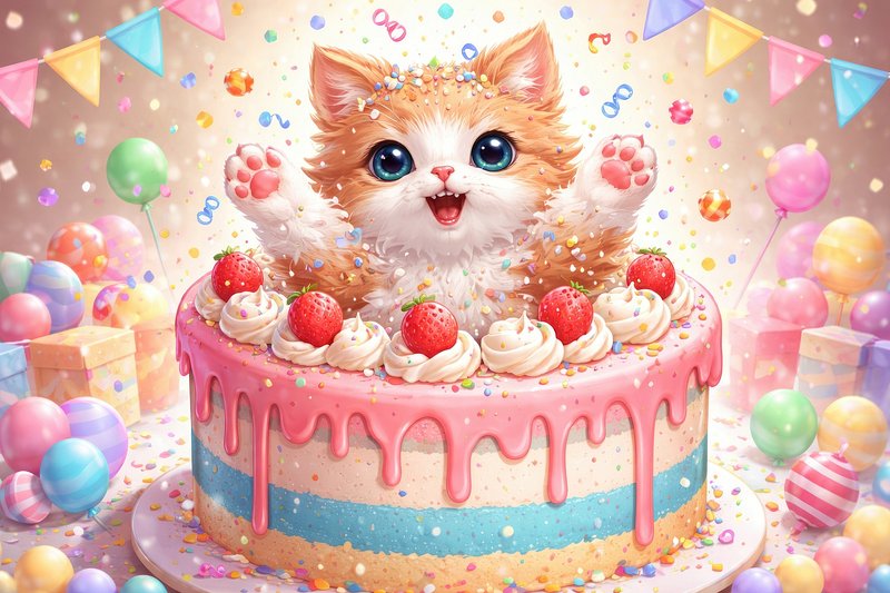 Birthday Shower Balloon Cute Cartoon Images | Free Photos, PNG Stickers ...