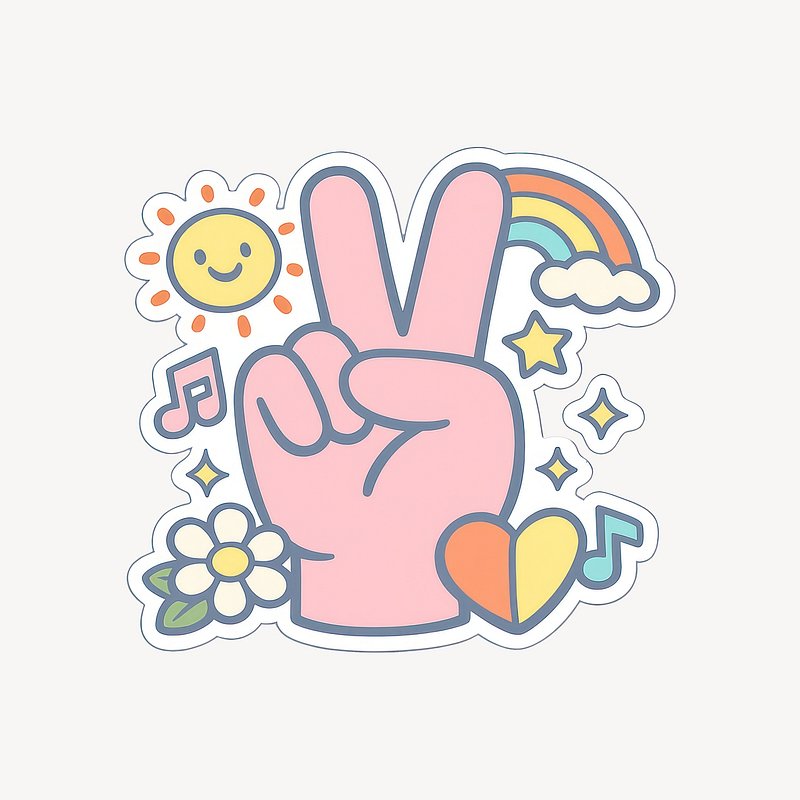 Peace+cartoon Texture Images | Free Photos, PNG Stickers, Wallpapers ...