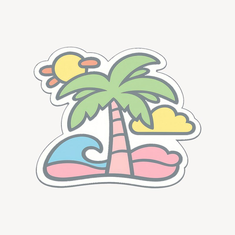 Summer Tree Beach Shadow Images | Free Photos, PNG Stickers, Wallpapers ...