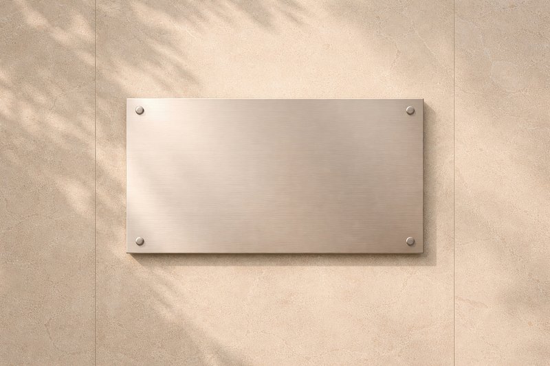 Blank+nameplate Metal Images | Free Photos, PNG Stickers, Wallpapers ...