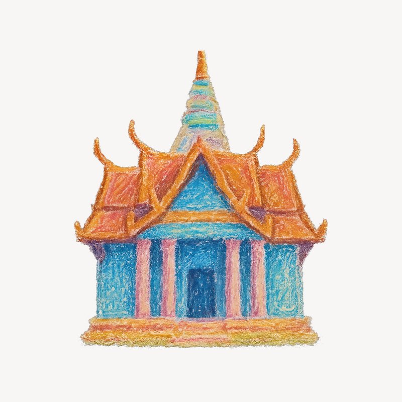 Thailand Architecture Transparent Temple PNG Images | Free Photos, PNG ...