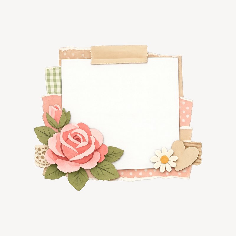 Vintage Paper Scrapbook Aesthetic Shadow PNG Images | Free Photos, PNG ...