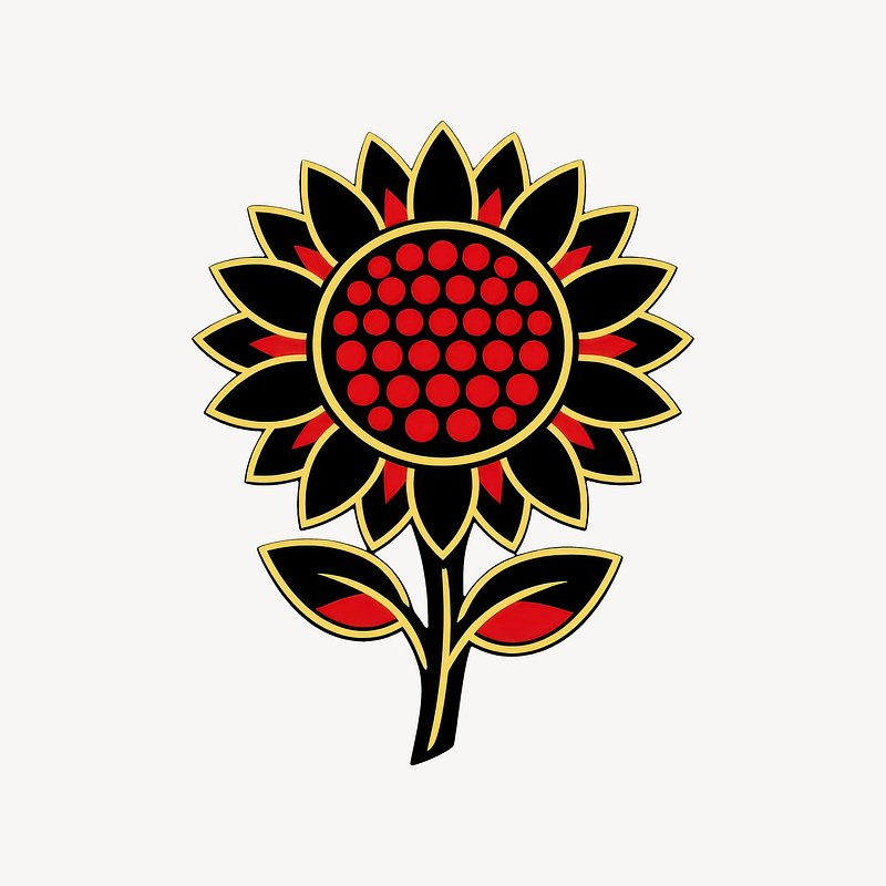 Black+and+red+sunflower Background Images | Free Photos, PNG Stickers ...