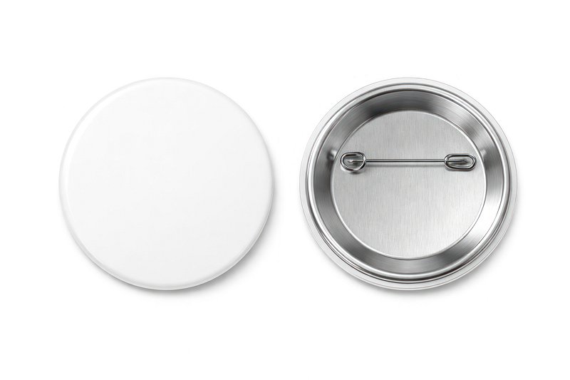 Pin+backings Mockup Images | Free Photos, PNG Stickers, Wallpapers ...