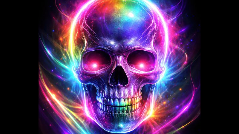 Rainbow Hd Wallpaper Illustration Skull Images | Free Photos, PNG ...