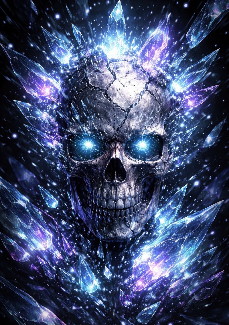 Dark Purple Wallpaper Blue Skull Images | Free Photos, PNG Stickers ...